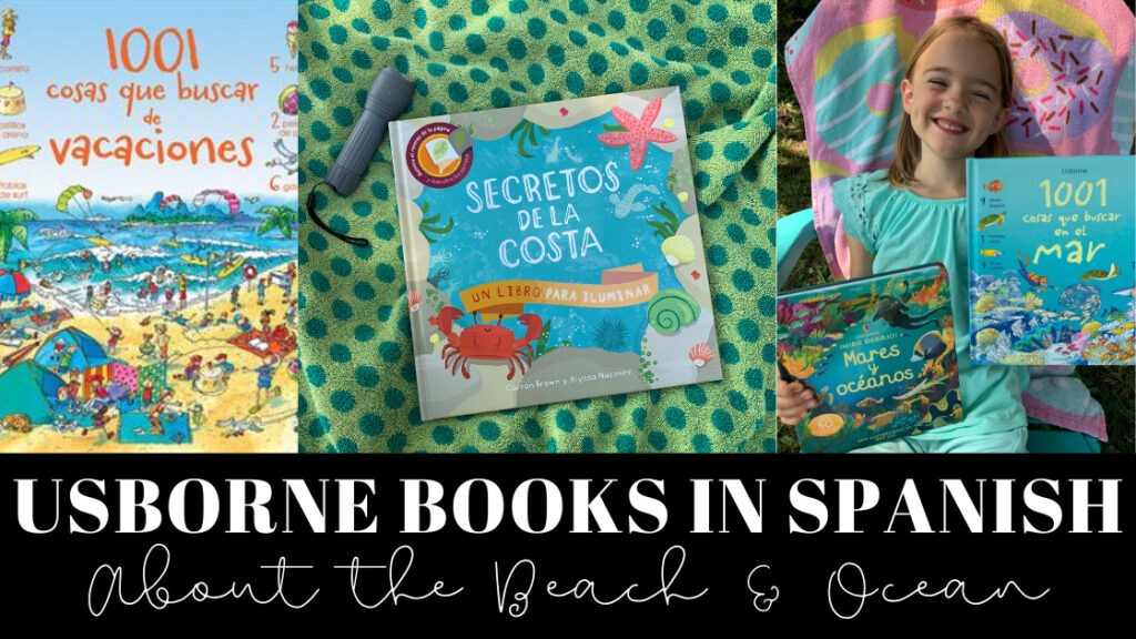 Usborne Books in Spanish About the Beach & Ocean | For the Love of Spanish